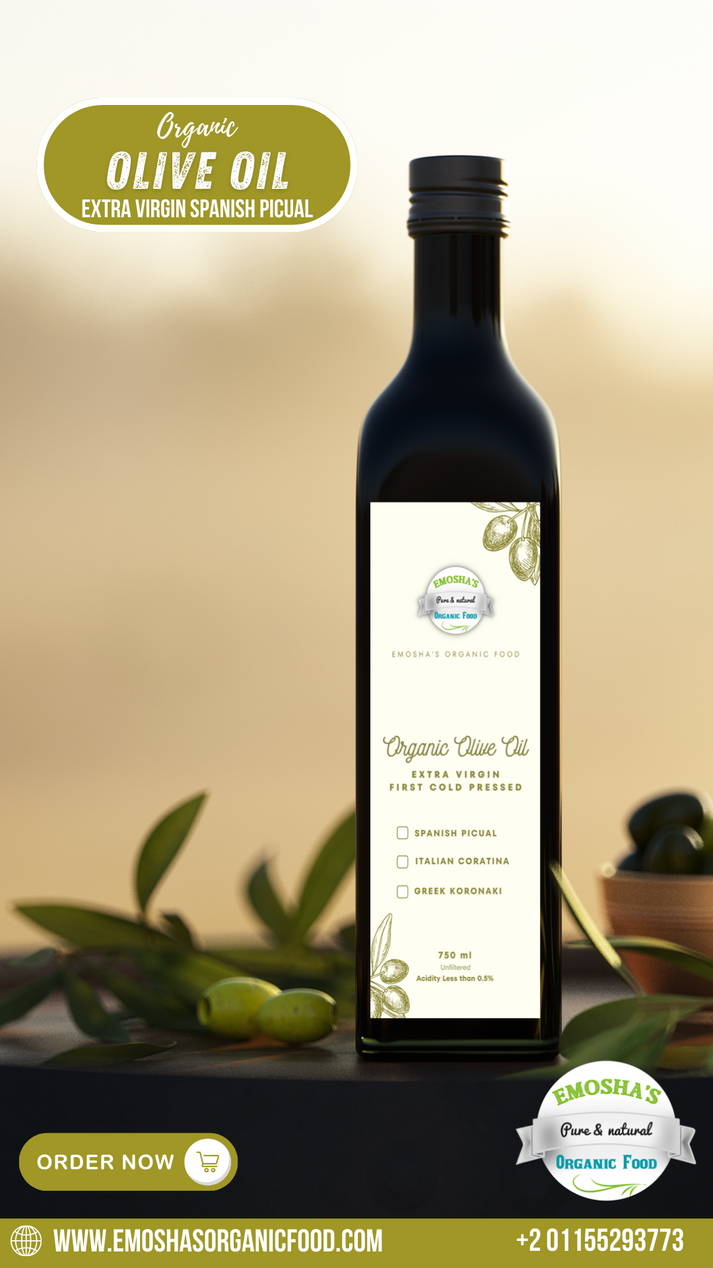 Organic (greek olive) Extra Virgin Olive Oil plain – Emosha's Organic Food