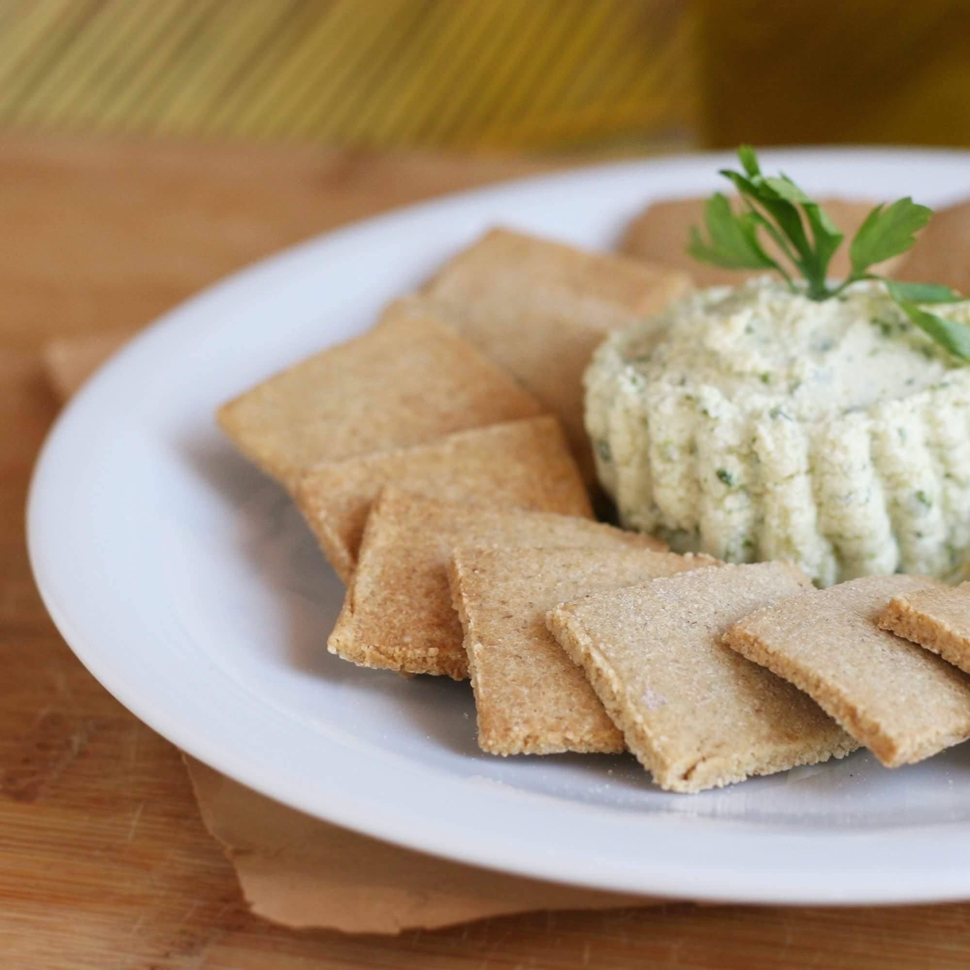 Almond Brown Rice Crackers (100g) – Emosha's Organic Food